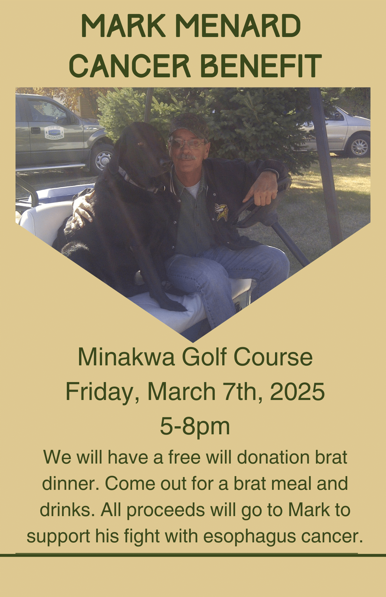 Minakwa to host benefit for Mark Menard who is battling cancer on ...