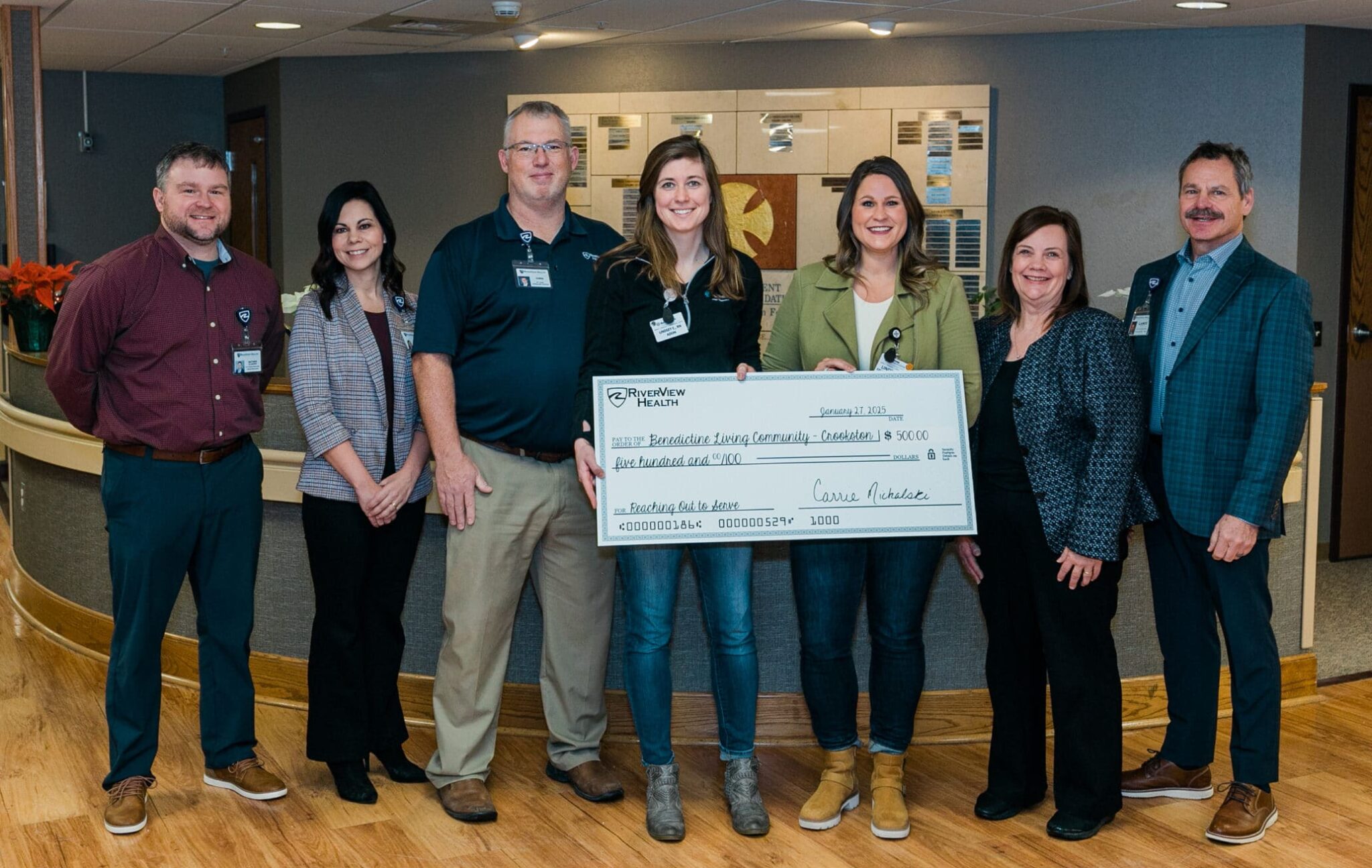 The Benedictine Living Community-Crookston awarded RiverView Health’s ...
