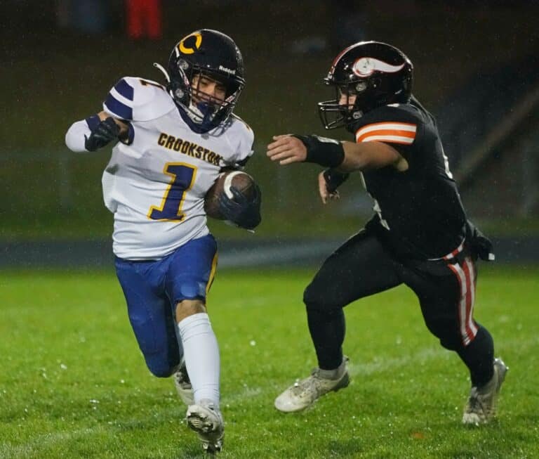 Pelican Rapids dominates Crookston Pirate Football in Section 8AA ...