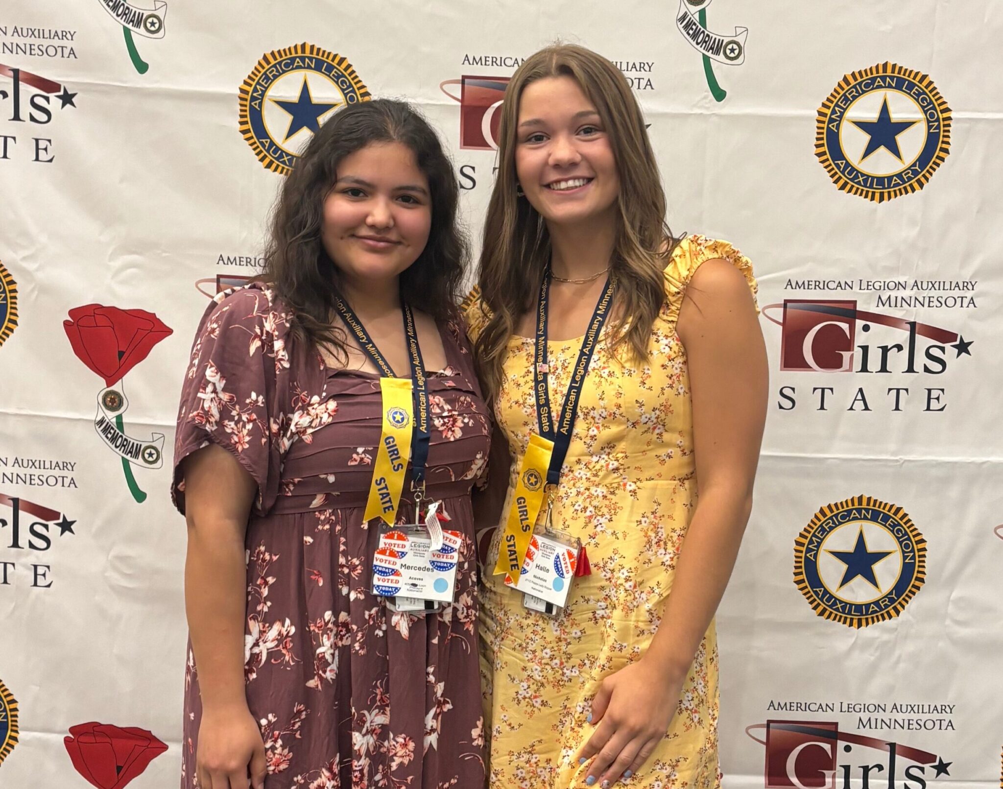 Halle Nicholas and Mercedes Aceves attend MN Girls State – KROX