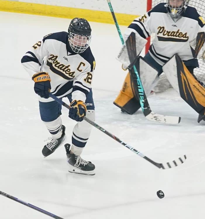 Crookston Boys Hockey allows four third period goals in loss to Roseau ...