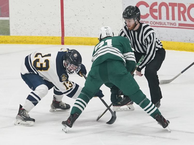 Crookston Boys Hockey allows four third period goals in loss to Roseau ...